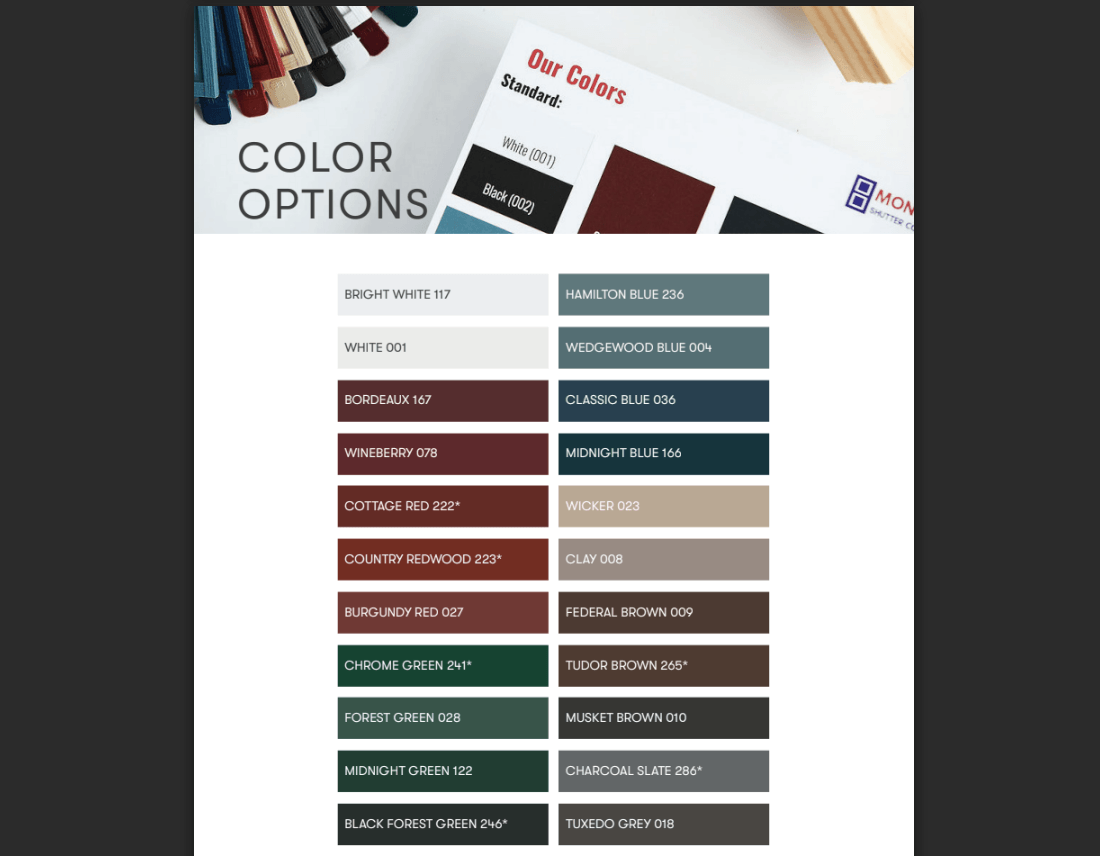 Mbci Color Chart Page 8 MCI Paint Malaysia Color Infinity